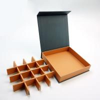 China Kraft Paper Custom Gift Packaging Magnet Gift Box with # Shape Paper Grille for sale