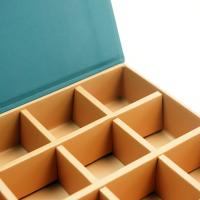 China Kraft Paper Custom Gift Packaging Magnet Gift Box with # Shape Paper Grille for sale