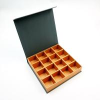 China Kraft Paper Custom Gift Packaging Magnet Gift Box with # Shape Paper Grille for sale