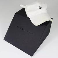 China Ladder Shaped Baseball Cap Packaging Box Custom Printing for sale