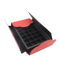 China Kraft Paper Cookie Box Packaging With Cushion Pads For Divider Insert Chocolate for sale