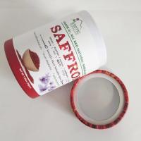 China Cylinder Kraft Paper Packaging Box With Transparent Window for sale