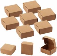 China Brown Kraft E Flute Corrugated Box Customized Printing Logo for sale