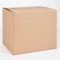 China Brown Kraft E Flute Corrugated Box Customized Printing Logo for sale
