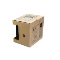 China Custom Mug Kraft Paper Packaging Box PVC Transparent Window for sale