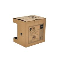 China Custom Mug Kraft Paper Packaging Box PVC Transparent Window for sale