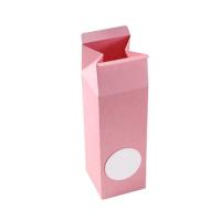China Milk Shape Kraft Paper Packaging Box Embossing Custom Printing for sale