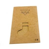 China Brown Kraft Paper Packaging Box OEM Socks Gift Box for sale