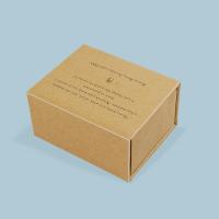 China Cardboard Brown Kraft Paper Box Custom Printing Packaging for Soap for sale