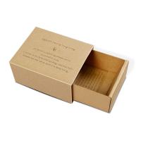 China Cardboard Brown Kraft Paper Box Custom Printing Packaging for Soap for sale