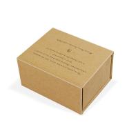 China Cardboard Brown Kraft Paper Box Custom Printing Packaging for Soap for sale