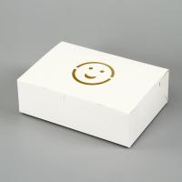 China Biodegradable Kraft Paper Packaging Box For Fries Burger Snacks Food for sale