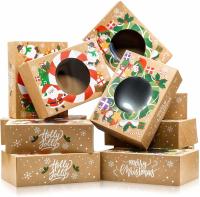 China Foldable Food Grade Brown Kraft Paper Box for sale