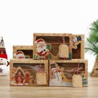 China Human Shaped Kraft Cardboard Gift Boxes For Christmas Gingerbread for sale