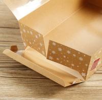 China Human Shaped Kraft Cardboard Gift Boxes For Christmas Gingerbread for sale