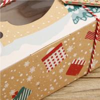 China Human Shaped Kraft Cardboard Gift Boxes For Christmas Gingerbread for sale