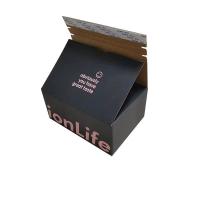 China Corrugated Cartons Zipper Kraft Paper Packaging Box For E Commerce for sale