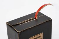 China Corrugated Cartons Zipper Kraft Paper Packaging Box For E Commerce for sale