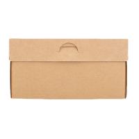 China Wedding Party Baking Food Kraft Paper Packaging Box With Window Cover for sale