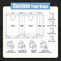 China Flexible Recyclable Paper Gift Bags Recyclable Kraft Bag For Gift Shop for sale