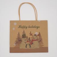 China Environmental Friendly Custom Brown Paper Bags Portable Recycled for sale
