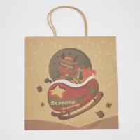 China Environmental Friendly Custom Brown Paper Bags Portable Recycled for sale