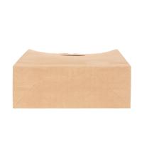 China Custom Recyclable Paper Gift Bags Brown Kraft Paper Bags With Die Cut Handle for sale