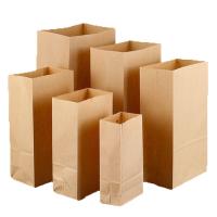 China Custom Printing Takeaway Paper Bags Food Grade For Grocery for sale