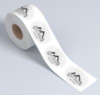 China OEM Custom Offset Printing Stickers Gold Foil Round Sticker Roll for sale