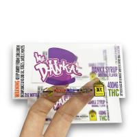 China OEM Custom Offset Printing Stickers Gold Foil Round Sticker Roll for sale