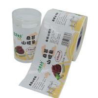 China Customized Offset Printing Vinyl Stickers Roll For Food Container for sale