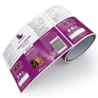 China Embossing Offset Printing Stickers For Pet Food Nurture Bottle for sale