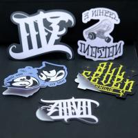 China Thank You Waterproof Custom Vinyl Stickers Self Adhesive Round for sale