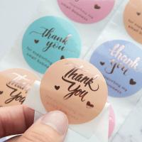 China Customized Offset Printing Stickers Thank You For Supporting My Small Business for sale