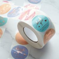 China Customized Offset Printing Stickers Thank You For Supporting My Small Business for sale