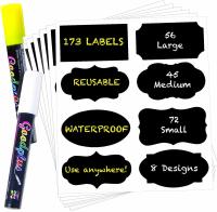 China Minimalist Style Custom Printing Label for Pantry Containers Jars Bathroom for sale