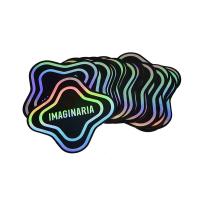 China Die Cut Offset Printing Stickers Reflective Rainbow Custom Holographic Stickers for sale
