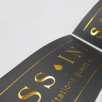 China Custom Embossed Offset Printing Stickers for sale
