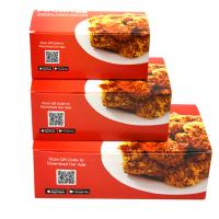 China Food Grade Paper Pizza Packaging Box For French Fried Chicken for sale