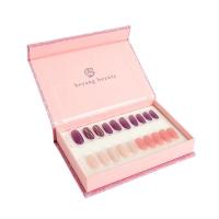 China Artificial Nail Packaging Boxes Custom Printing Matt Lamination for sale