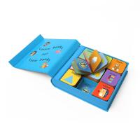 China Small Square Hardcover Book Printing For Children Story Card for sale