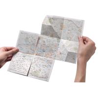 China Soft Waterproof Map Printing Services PMS CMYK Custom Finishing for sale