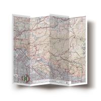 China CMYK Softcover Book Printing Outdoor Waterproof Stone Paper Map for sale