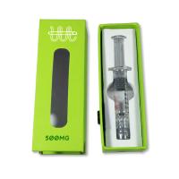 China Private Design Pen Style Printing Packaging Box For Child Proof Oil Injector Syringe for sale