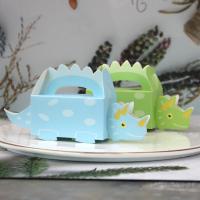 China Glossy Lamination Dinosaur Candy Boxes For Baby Shower Chocolate for sale