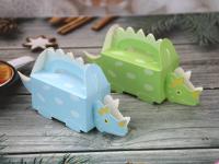 China Glossy Lamination Dinosaur Candy Boxes For Baby Shower Chocolate for sale
