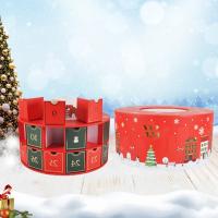 China Lattice Custom Gift Packaging Christmas Sweet Cylinder Gift Box for sale