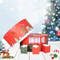 China Lattice Custom Gift Packaging Christmas Sweet Cylinder Gift Box for sale
