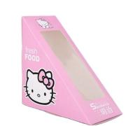 China Food Grade Greaseproof Custom Gift Packaging For Sandwich Pastry Cake for sale
