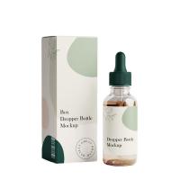 China Double Side Custom Printed Cosmetic Boxes For 30ml Glass Essential Oil Dropper Bottle for sale